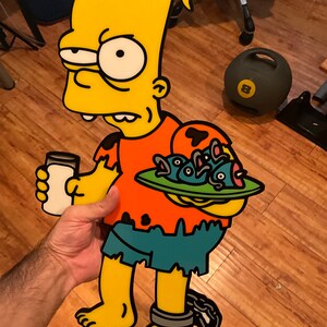 Hugo (simpsons) Acrylic Wall - Etsy