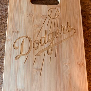 Dodger Cutting Board - Etsy