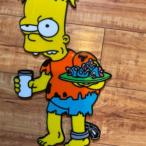 Hugo (simpsons) Acrylic Wall - Etsy