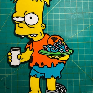 Hugo (simpsons) Acrylic Wall - Etsy