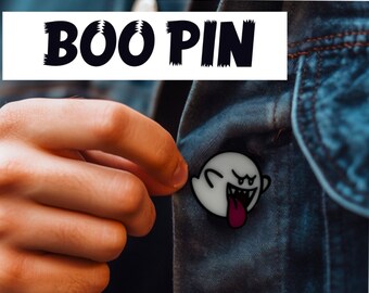 King Boo Glow in the Dark Hard Enamel Pin - Etsy