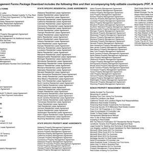 Property Management Forms Package: Bulletproof owner manager | Etsy