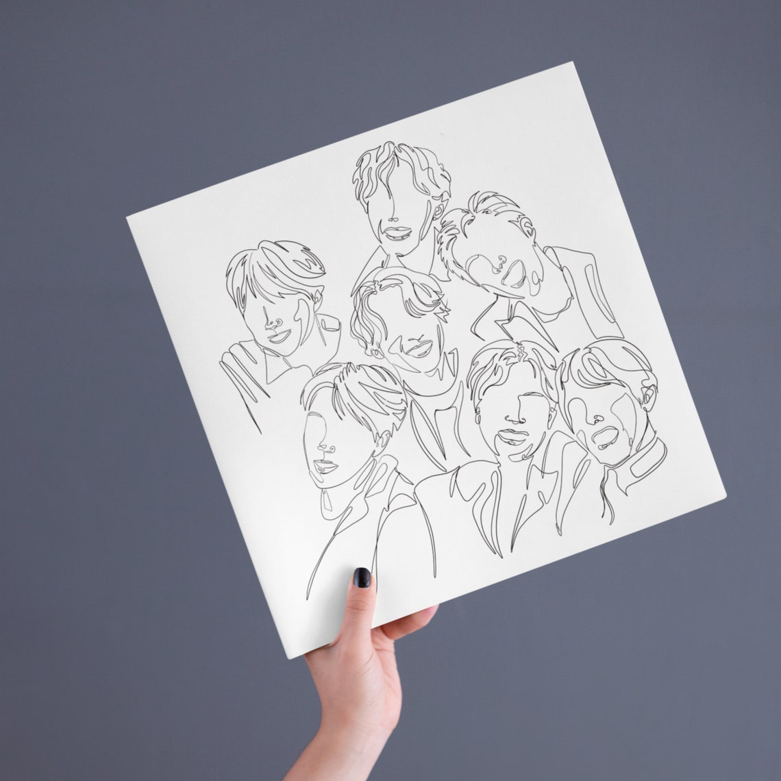 BTS Poster BTS Photocards Kpop Bts Art Print Bts Svg Bts | Etsy