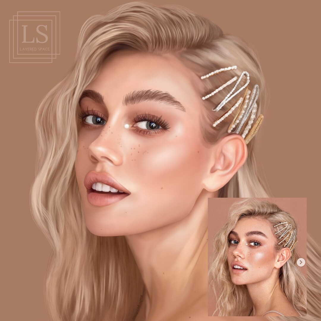 Custom Portrait From Photo | Digital Realistic Portrait, Personalized ...