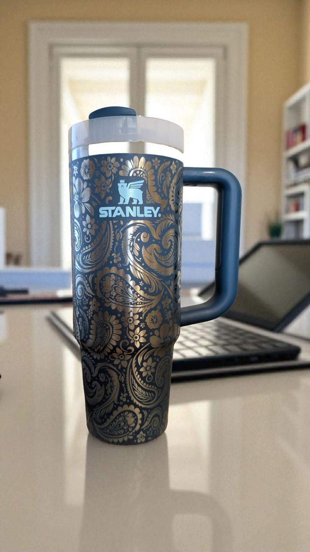 Stanley Quencher, Stargaze Paisley Design, Stainless Steel Tumbler ...