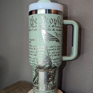 Veteran Distressed Flag Military Patriotic Constitution Themed Laser ...