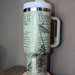 Veteran Distressed Flag Military Patriotic Constitution Themed Laser ...