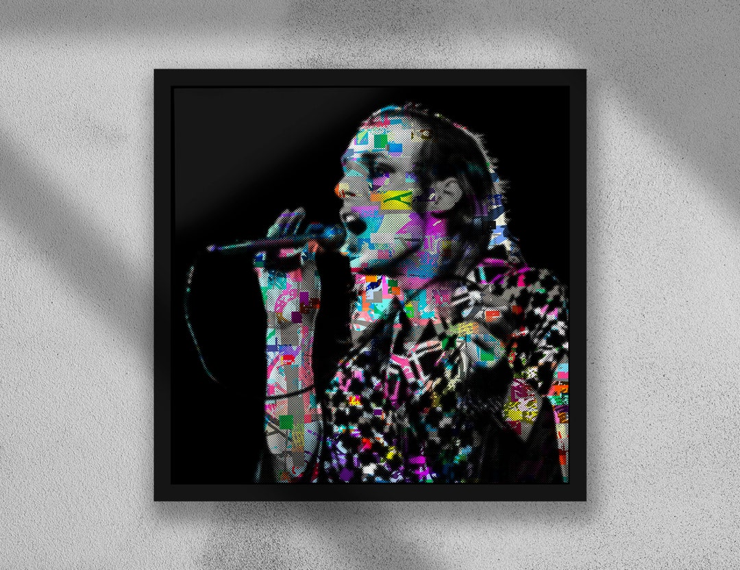 BRIAN ENO. Eno Art. Roxy Music. Framed Wall Art / Music Icon Art ...