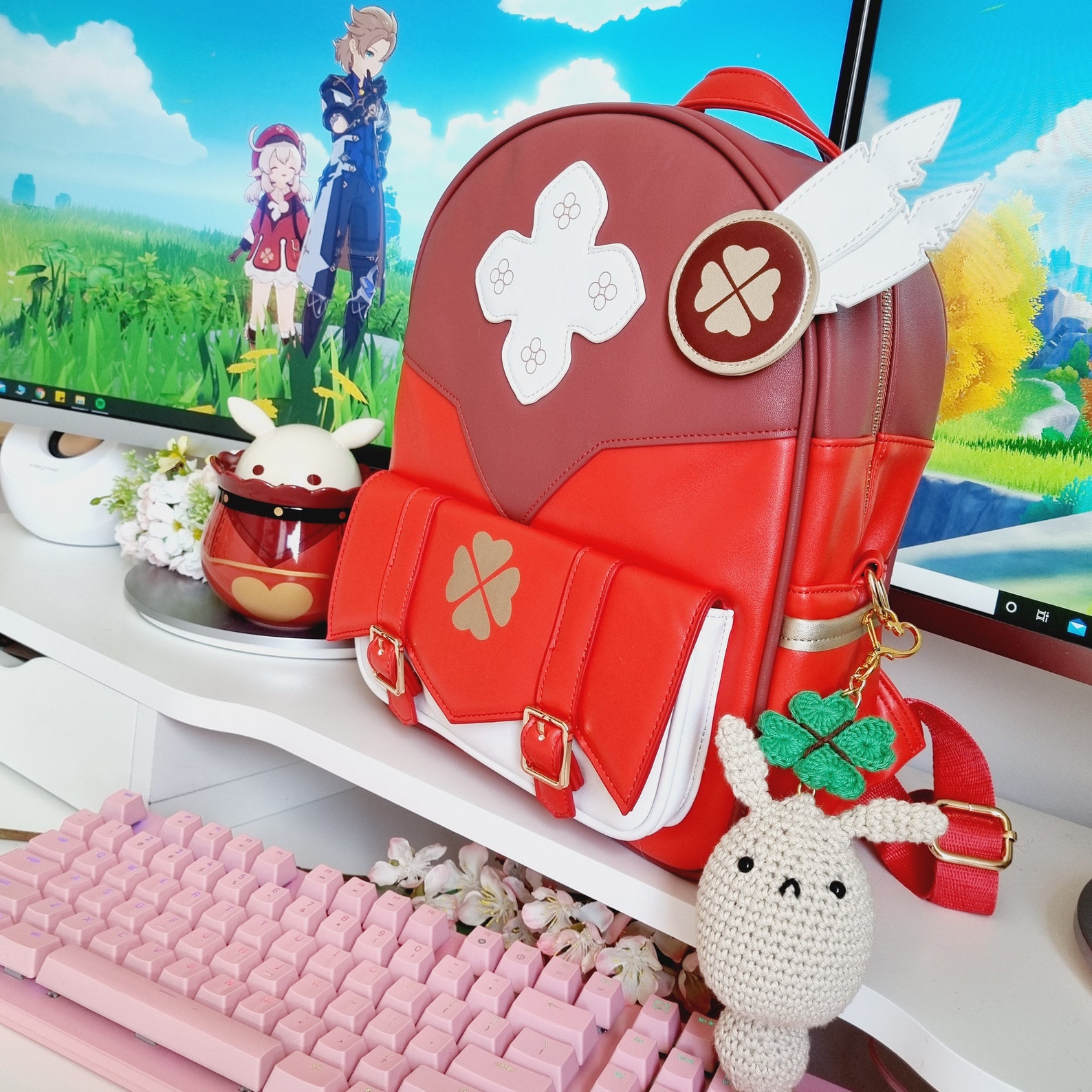 Genshin Impact Klee Dodoco Plush Keychain - Etsy UK