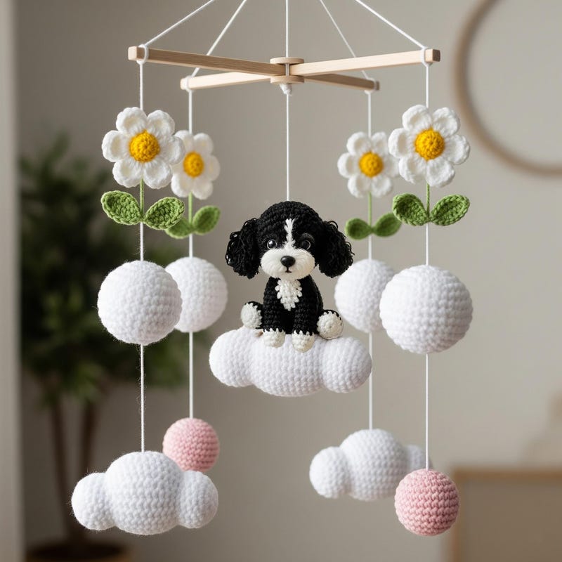 Custom Dog Baby Mobile - Etsy