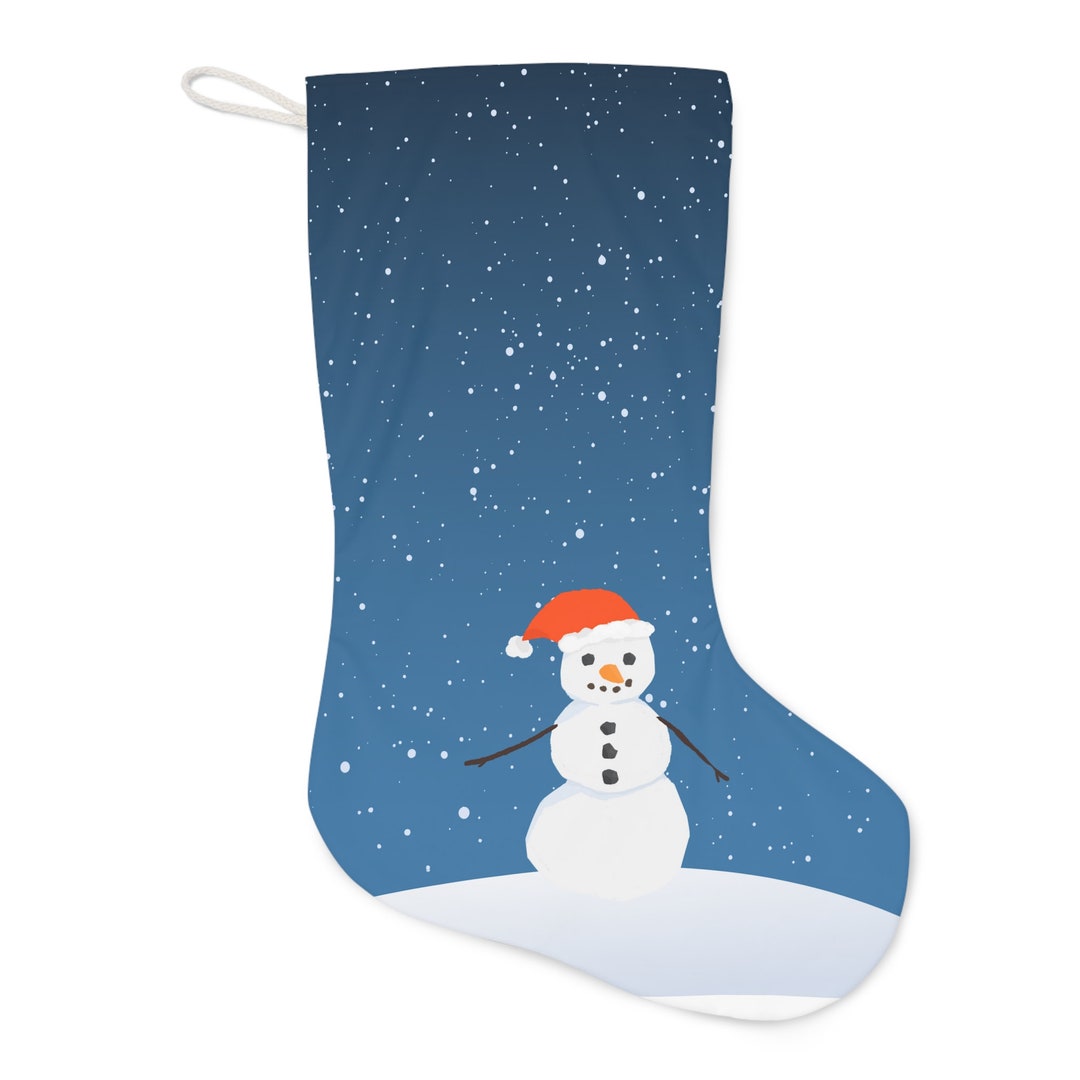 Snowman Stocking - Etsy