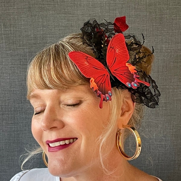 Butterfly Fascinator - Etsy