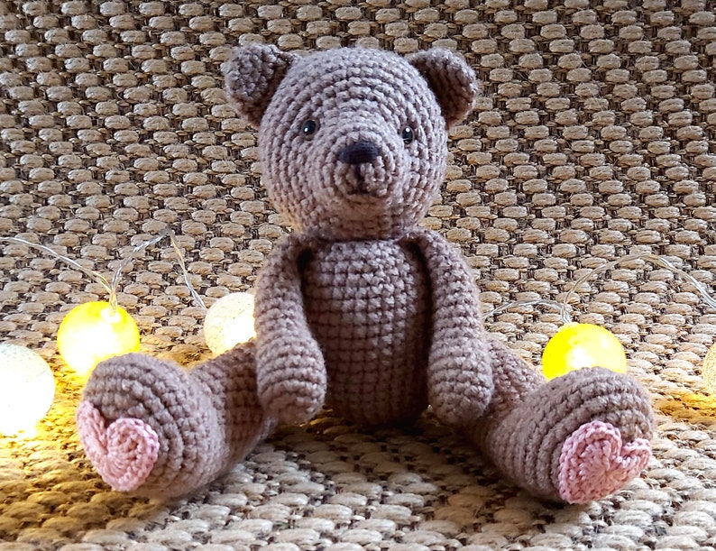 Teddy Bear Crochet Pattern A No Sew Project Beginner | Etsy