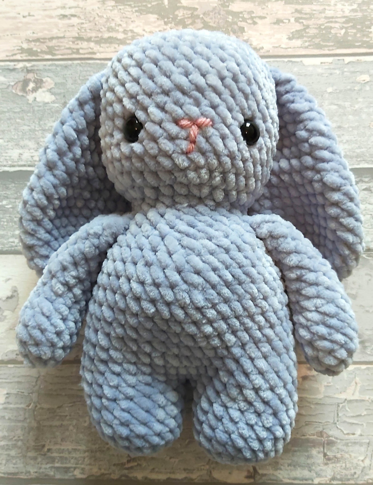 Bunny Rabbit Crochet Pattern Beginner Friendly A No Sew | Etsy