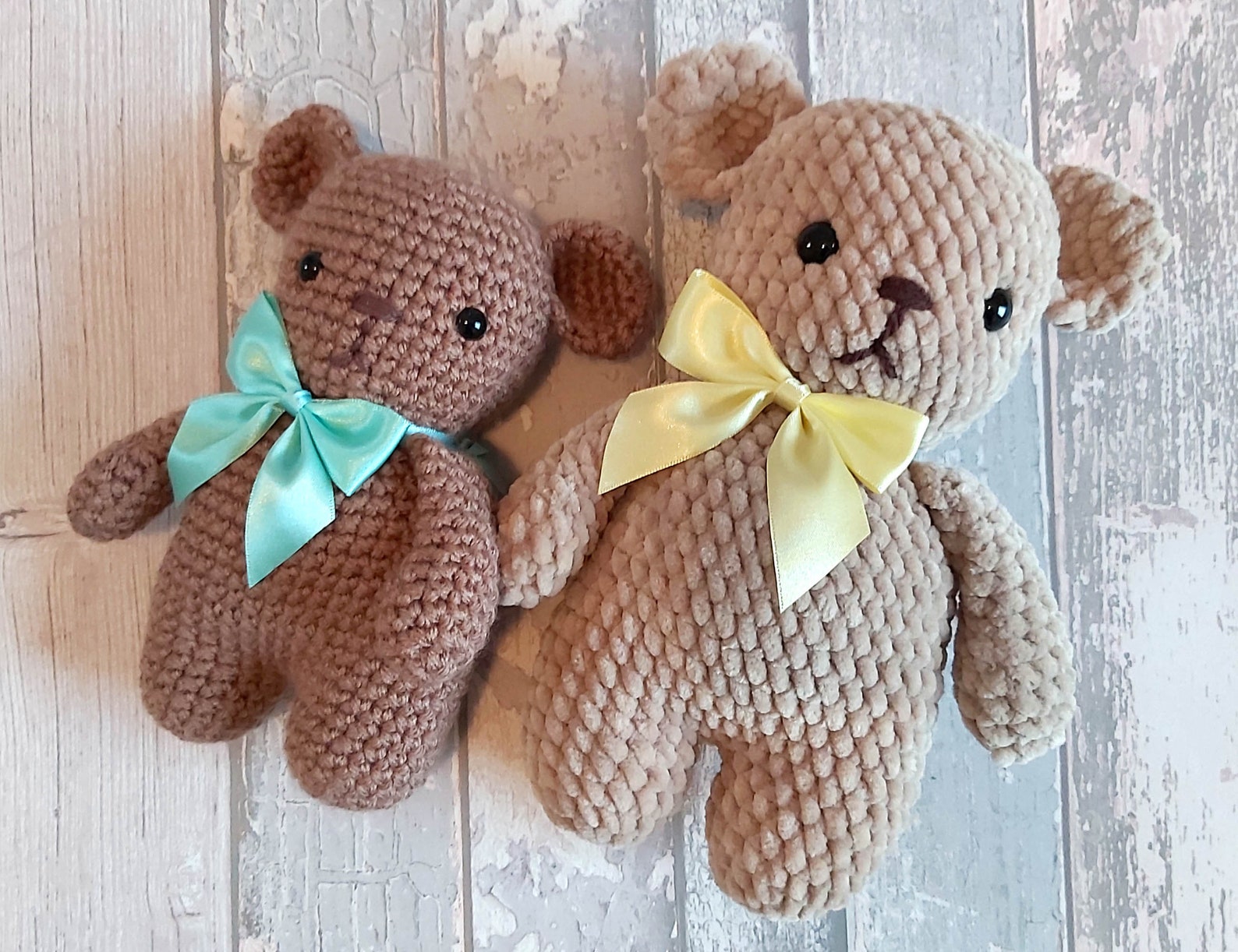 Teddy Bear Crochet Pattern Beginner Friendly A No Sew - Etsy