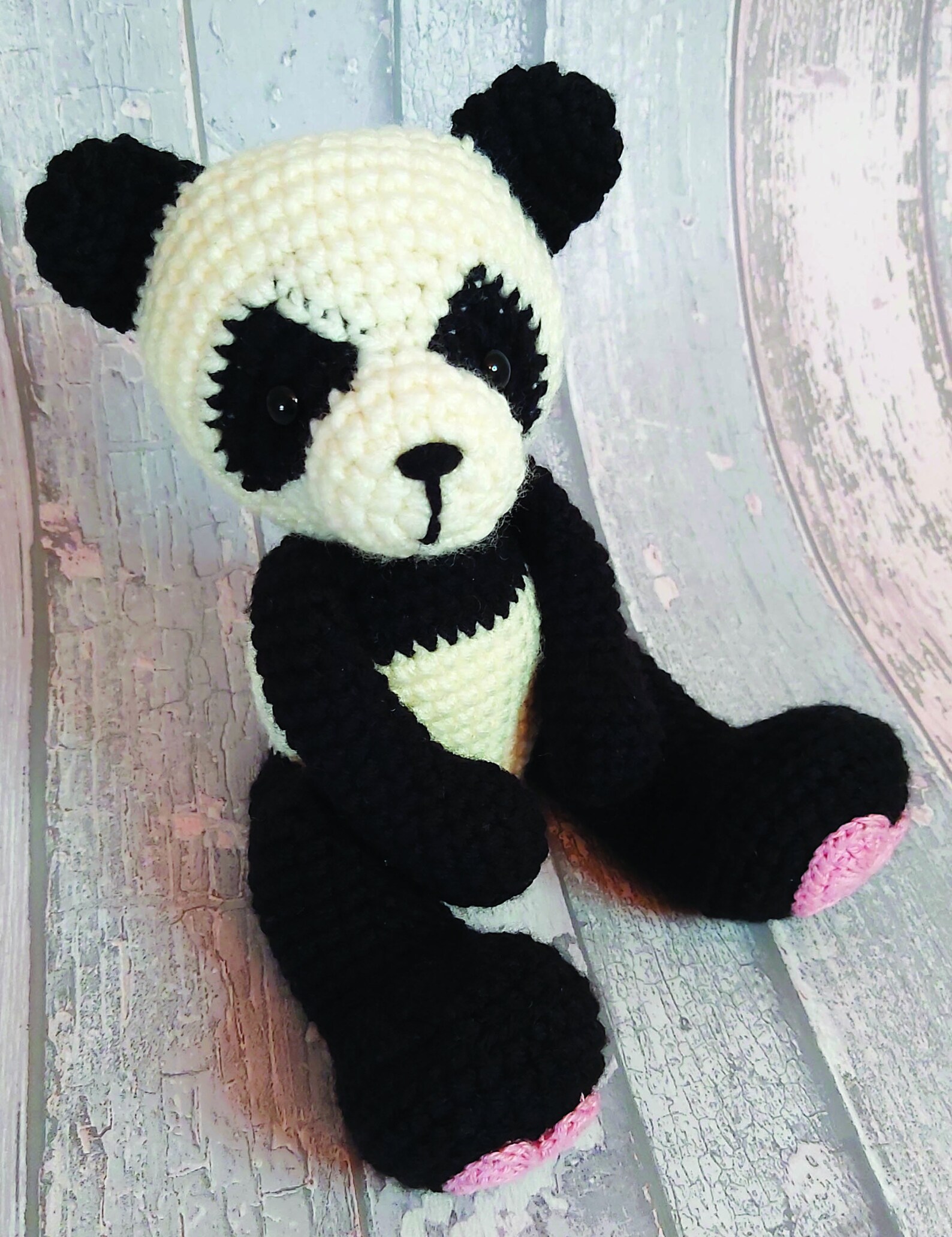 Panda Bear Crochet Pattern A No Sew Project Novice to | Etsy