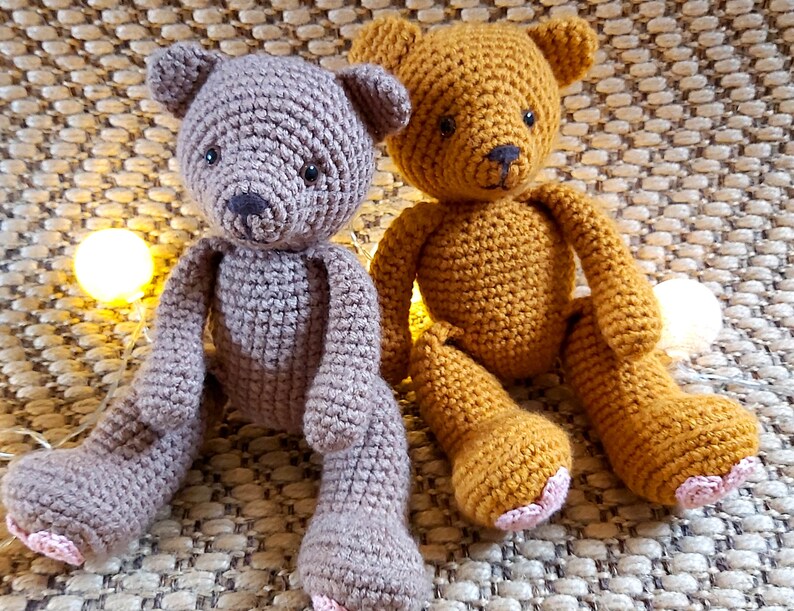 Teddy Bear Crochet Pattern A No Sew Project Beginner | Etsy