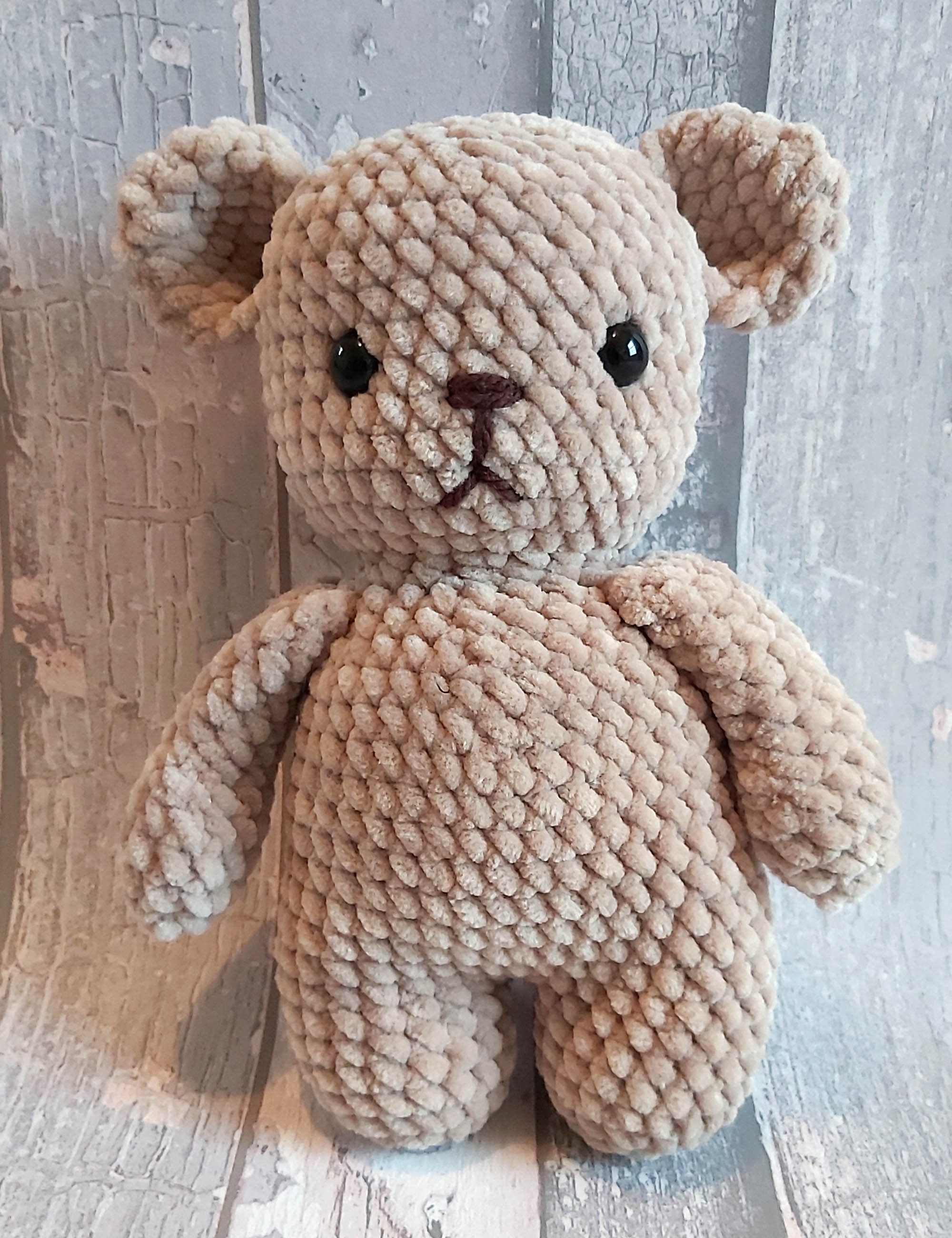 Teddy Bear Crochet Pattern Beginner Friendly A No Sew - Etsy