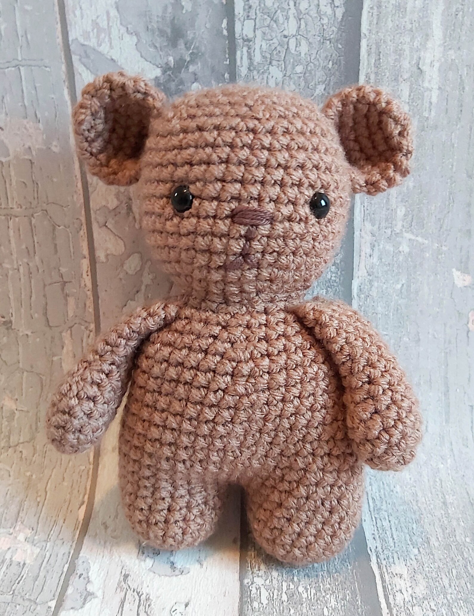 Teddy Bear Crochet Pattern Beginner Friendly A No Sew - Etsy