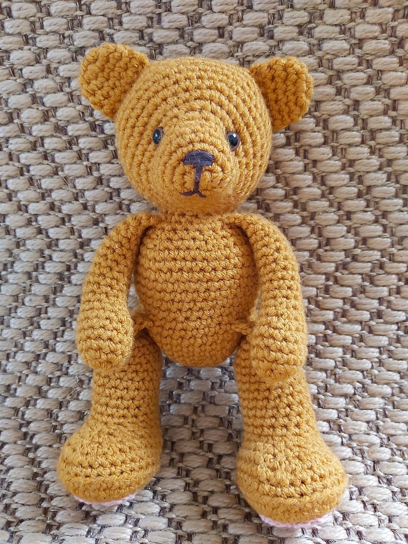Teddy Bear Crochet Pattern A No Sew Project Beginner | Etsy