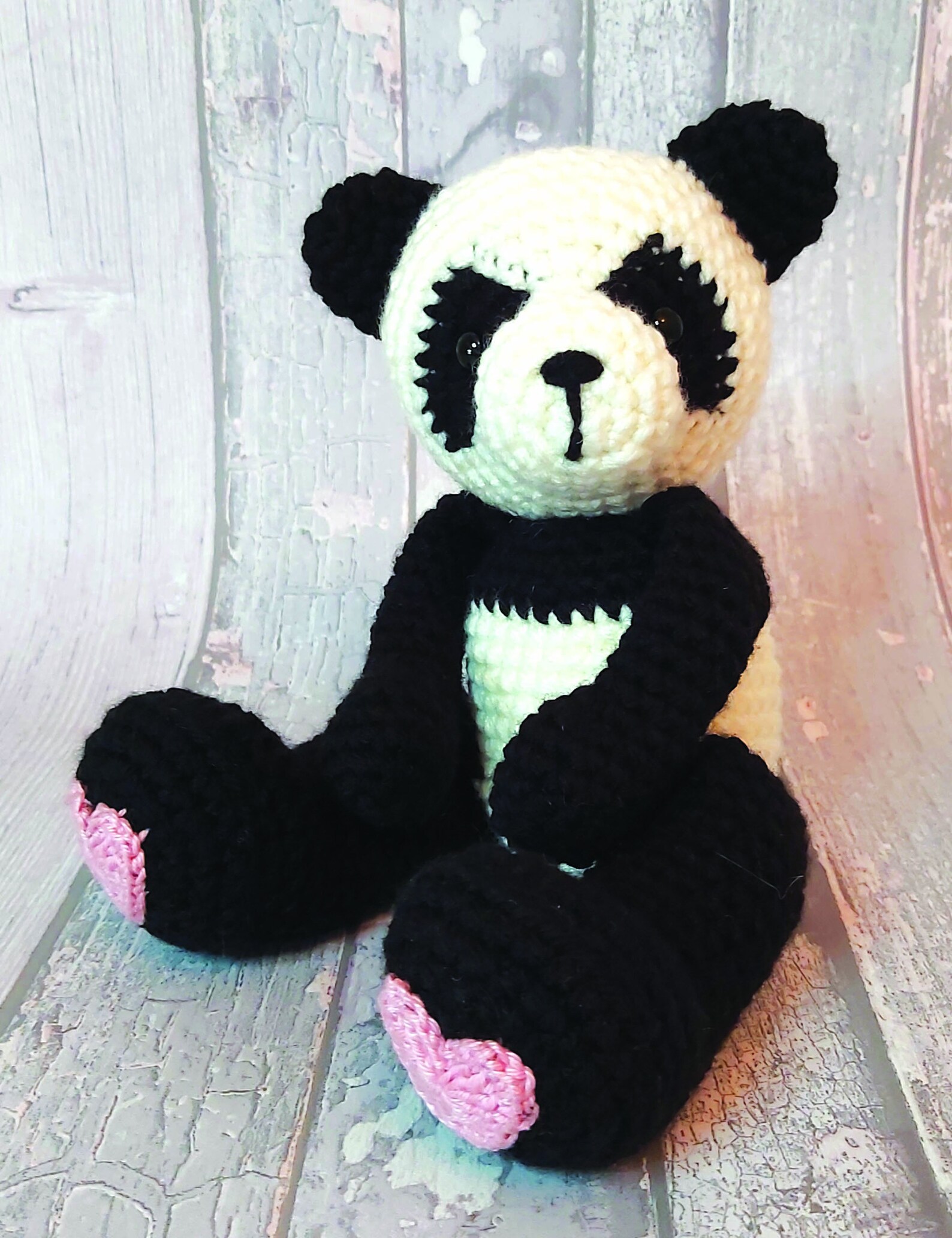 Panda Bear Crochet Pattern A No Sew Project Novice to | Etsy