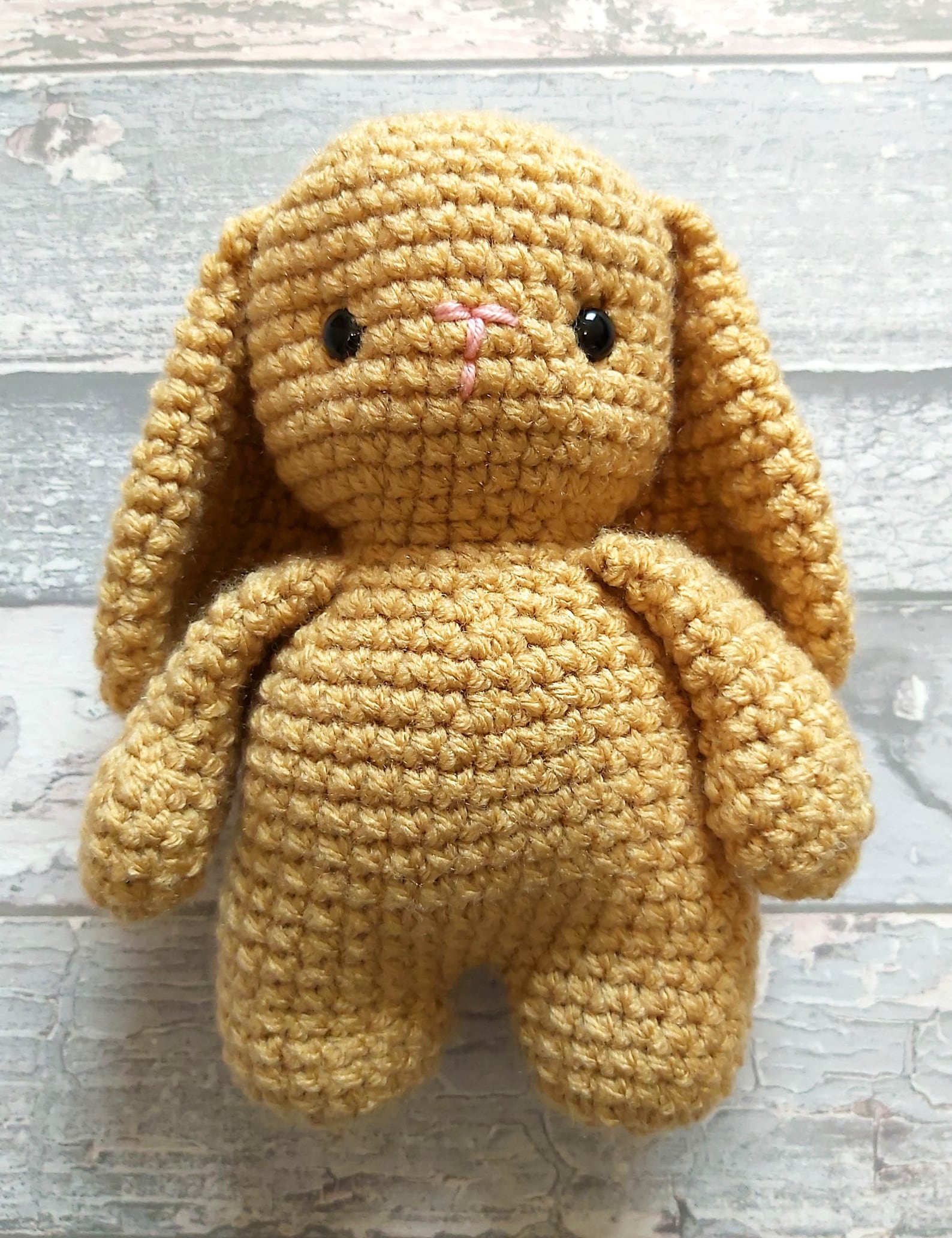 Bunny Rabbit Crochet Pattern Beginner Friendly A No Sew | Etsy