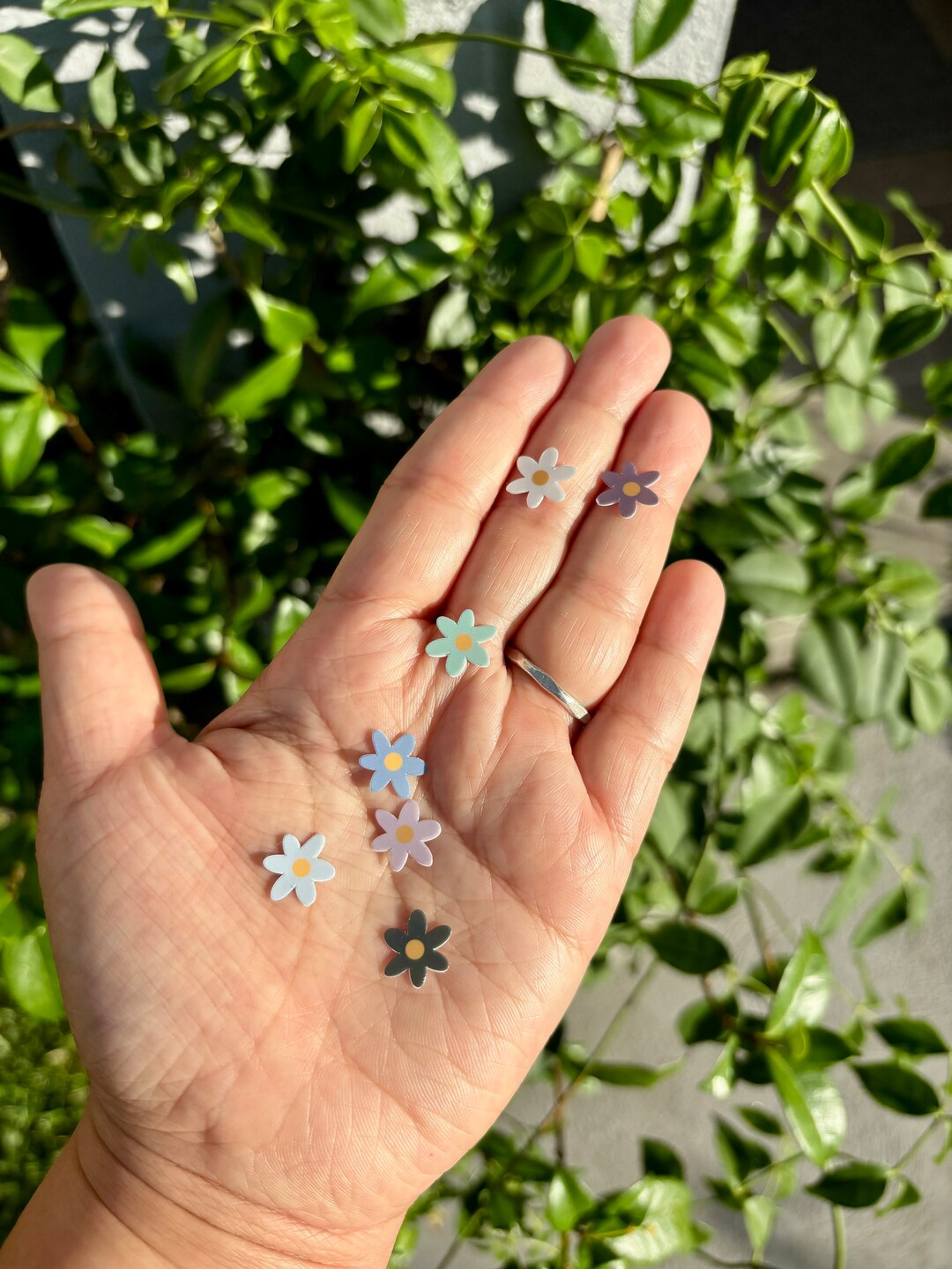 Pastel Mini Daisy Stickers,flower Stickers,mini Stickers, Sticker Pack ...