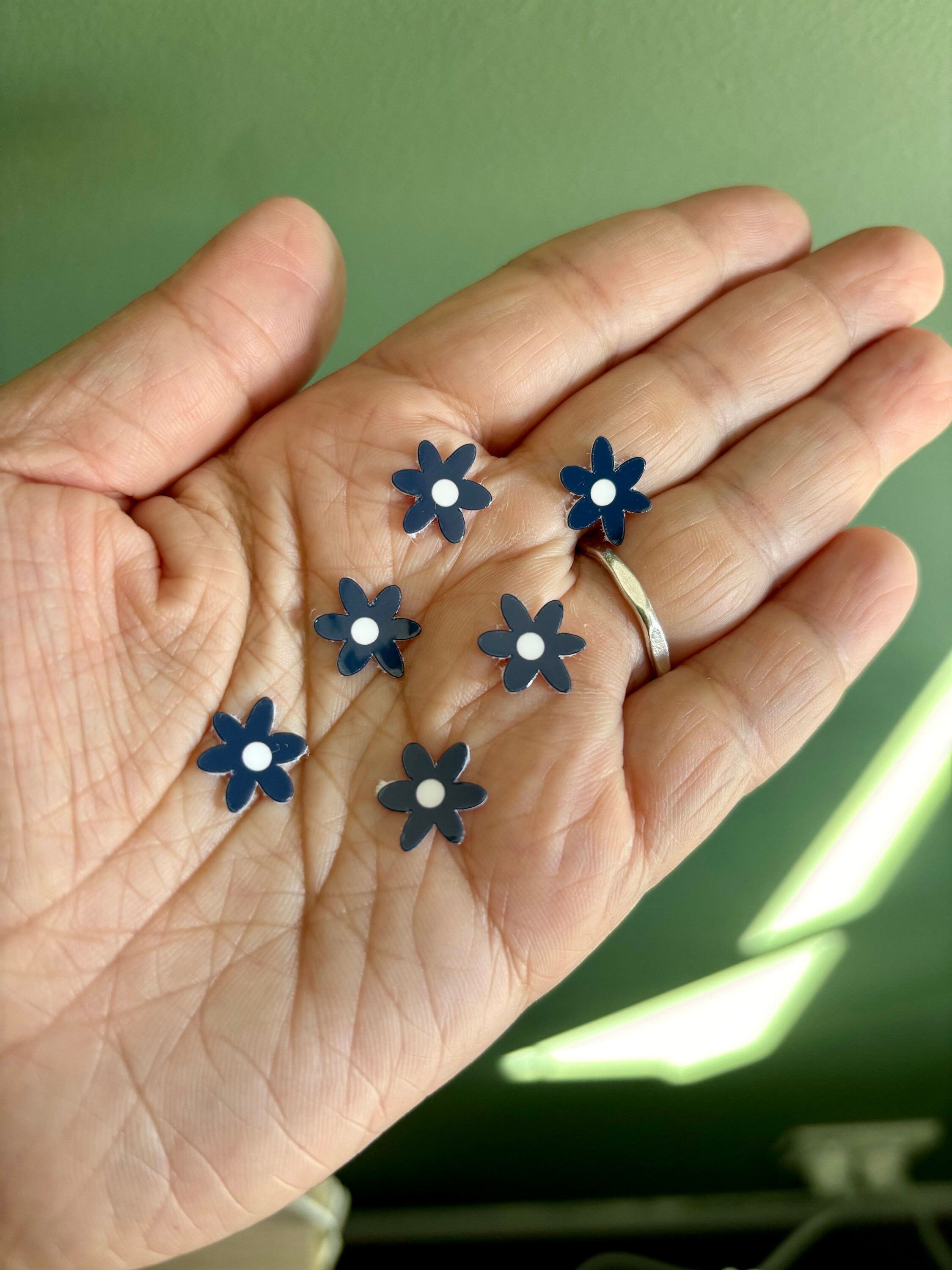 Blue Mini Daisy Stickers Flower Stickers Mini Stickers Sticker Pack ...