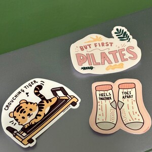 Pilates Sticker Bundle | Crouching Tiger | I Love Pilates | Motivation ...