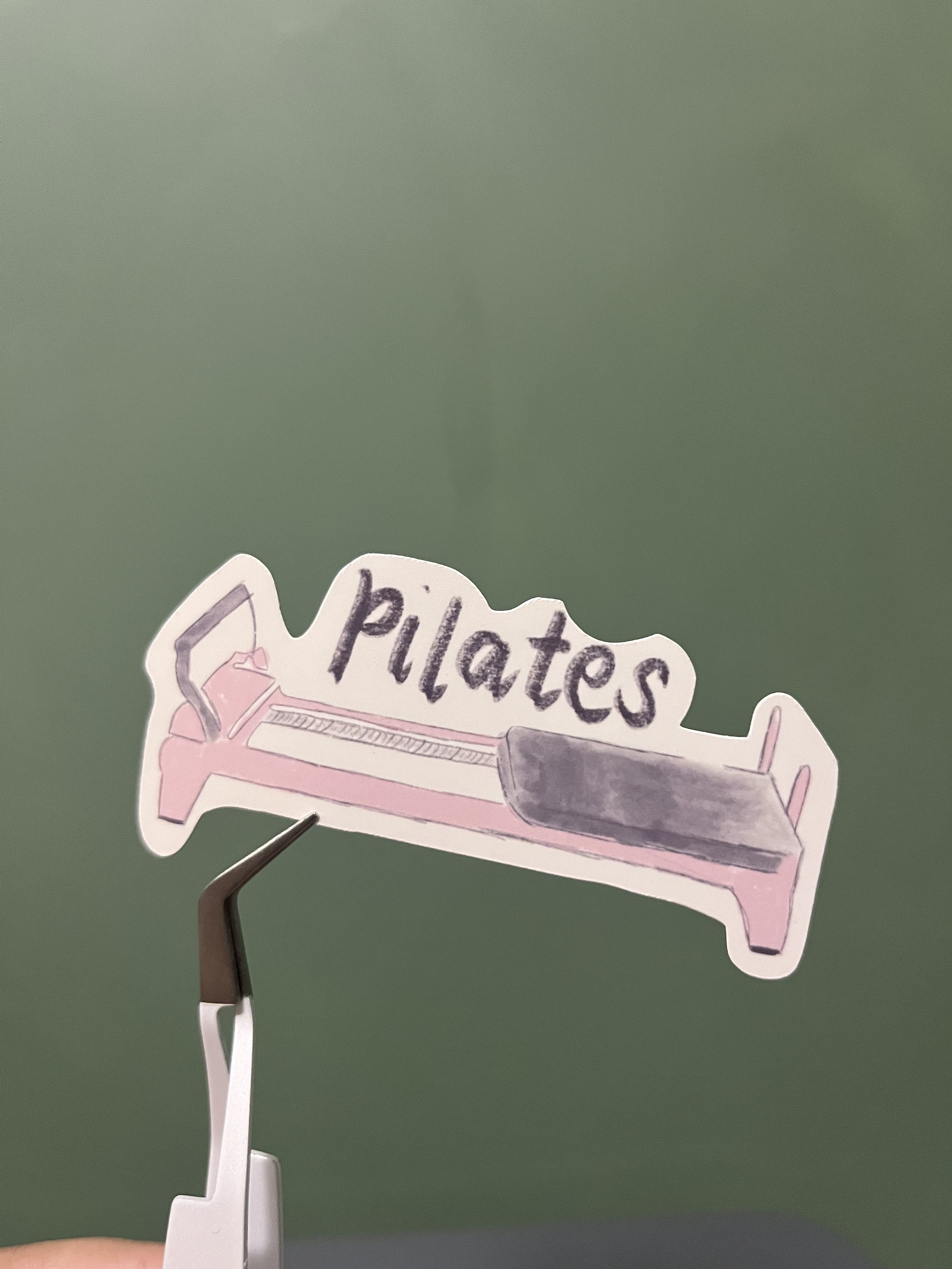 Pilates Sticker Motivation Exercise Vinyl Sticker Workout Cute Sticker ...