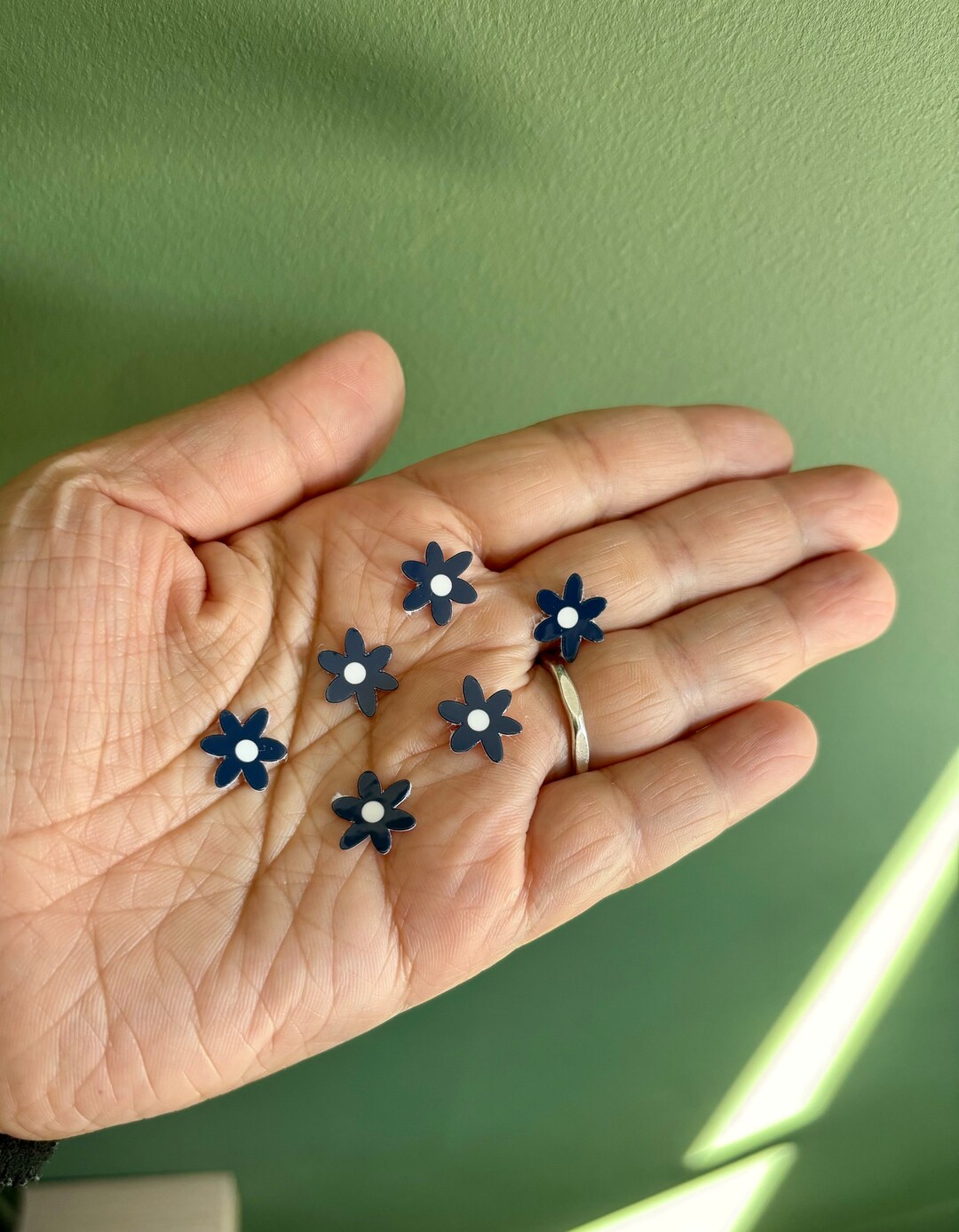 Blue Mini Daisy Stickers Flower Stickers Mini Stickers Sticker Pack ...