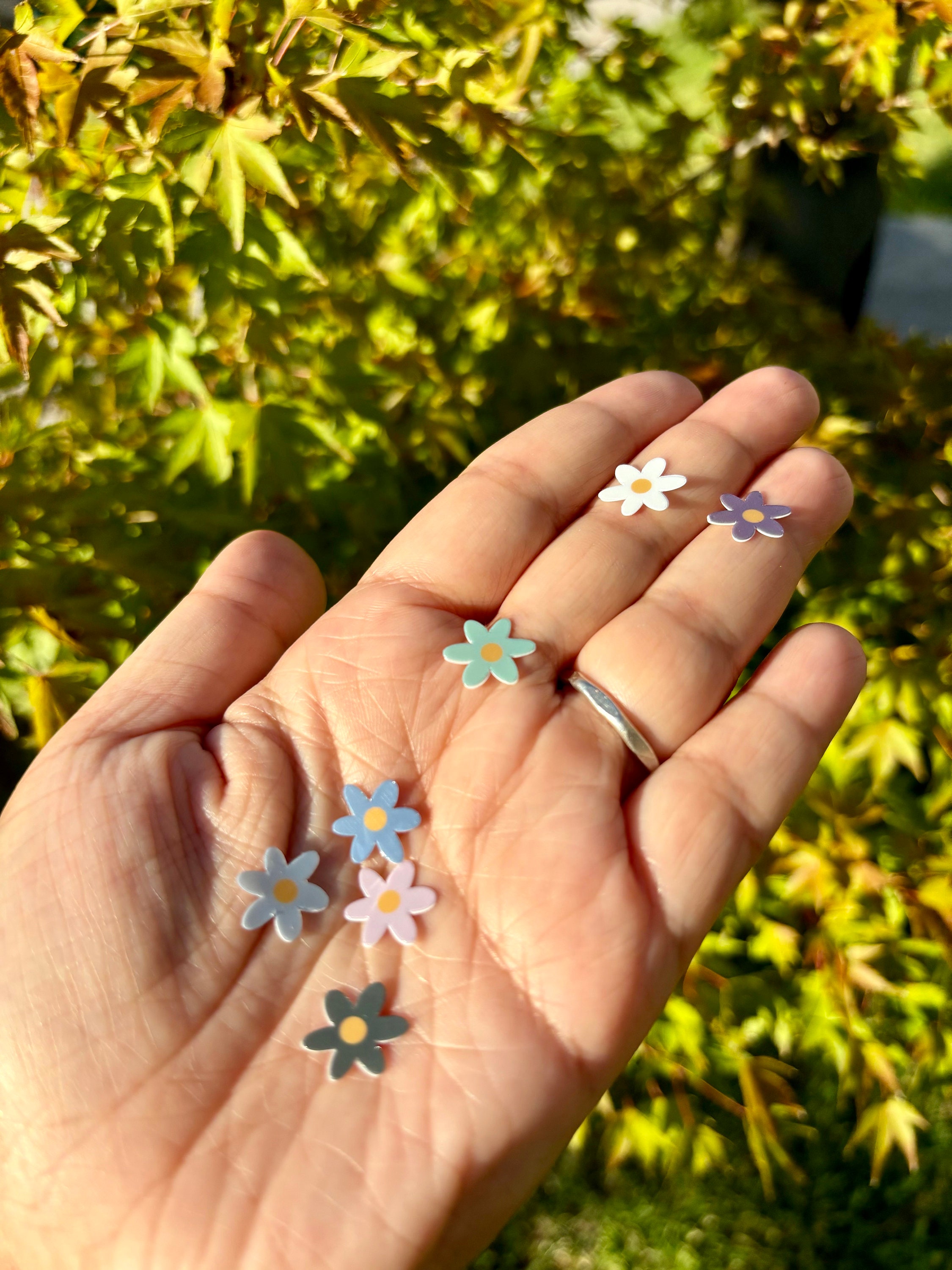 Pastel Mini Daisy Stickers,flower Stickers,mini Stickers, Sticker Pack ...