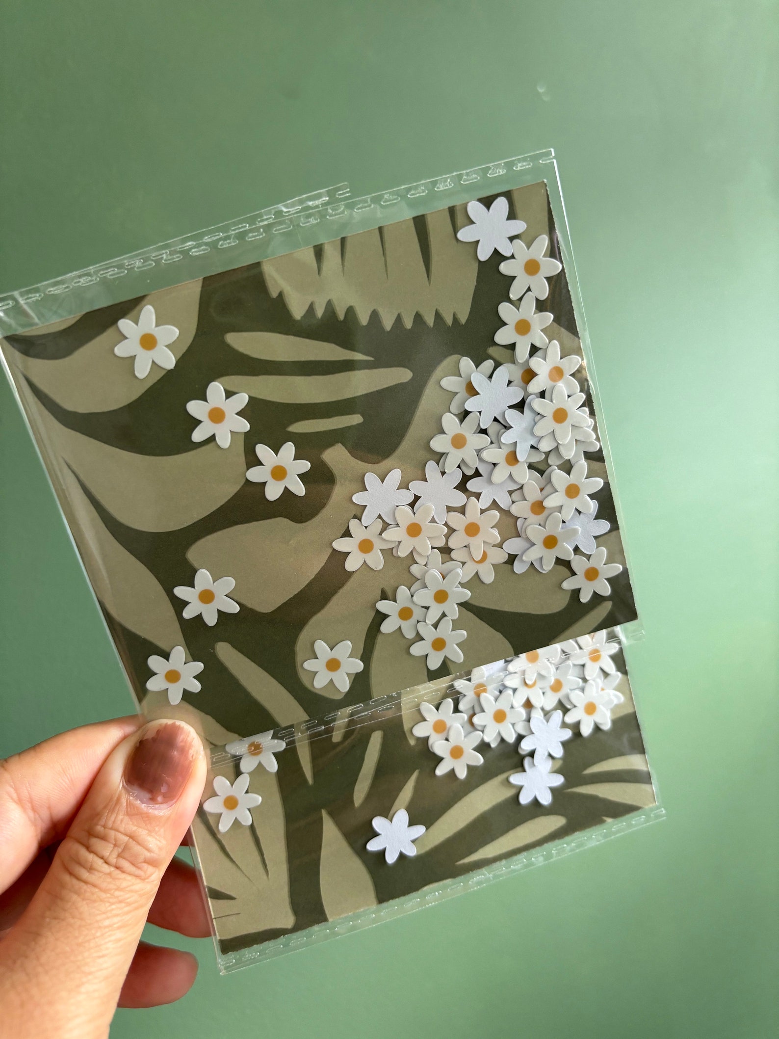 Mini Daisy Stickers,flower Stickers,mini Stickers, Sticker Pack, Water ...