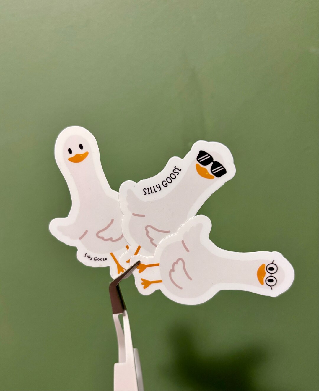 Silly Goose Sticker Goose Sticker Silly Stickers Kindle Sticker Water ...