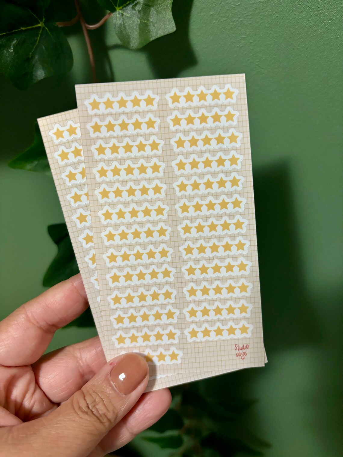 Star Rating Stickers Book Journal Five Star Rating Planner Stickers ...