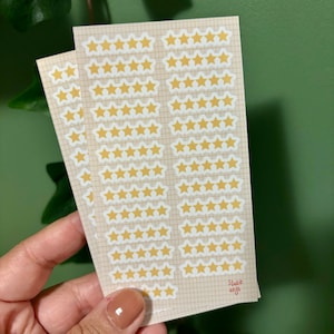 Star Rating Stickers Book Journal Five Star Rating Planner Stickers ...