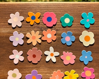 Mini Daisy Stickers,flower Stickers,mini Stickers, Sticker Pack, Water ...