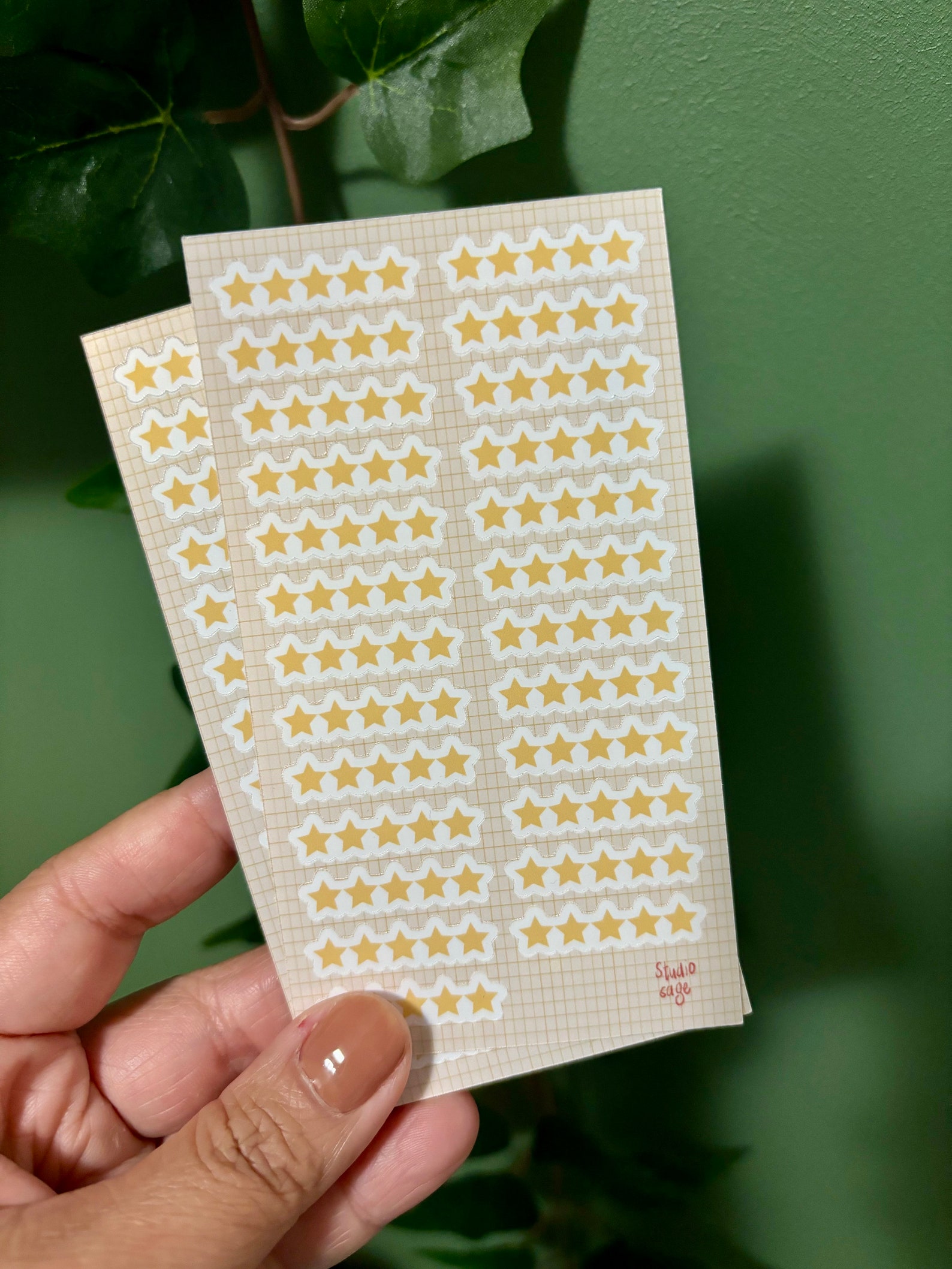 Star Rating Stickers Book Journal Five Star Rating Planner Stickers ...