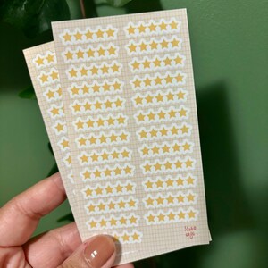 Star Rating Stickers Book Journal Five Star Rating Planner Stickers ...