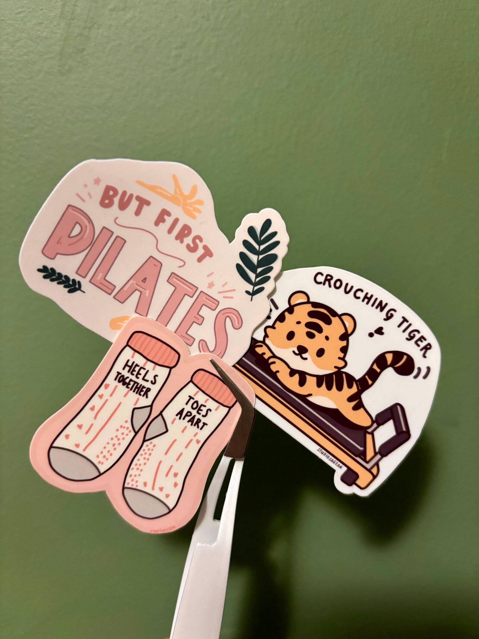 Pilates Sticker Bundle | Crouching Tiger | I Love Pilates | Motivation ...