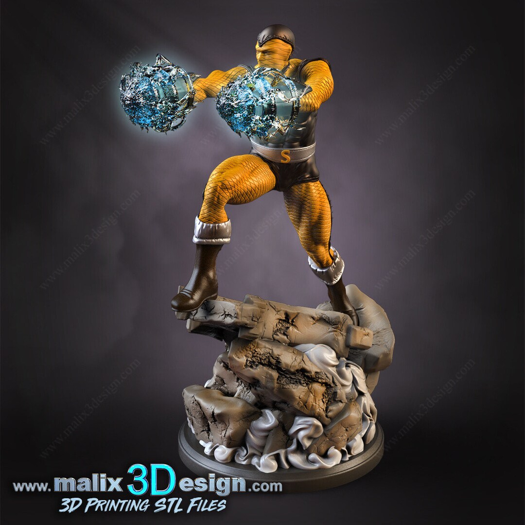Marvel Schoker Figure SANIX - Etsy