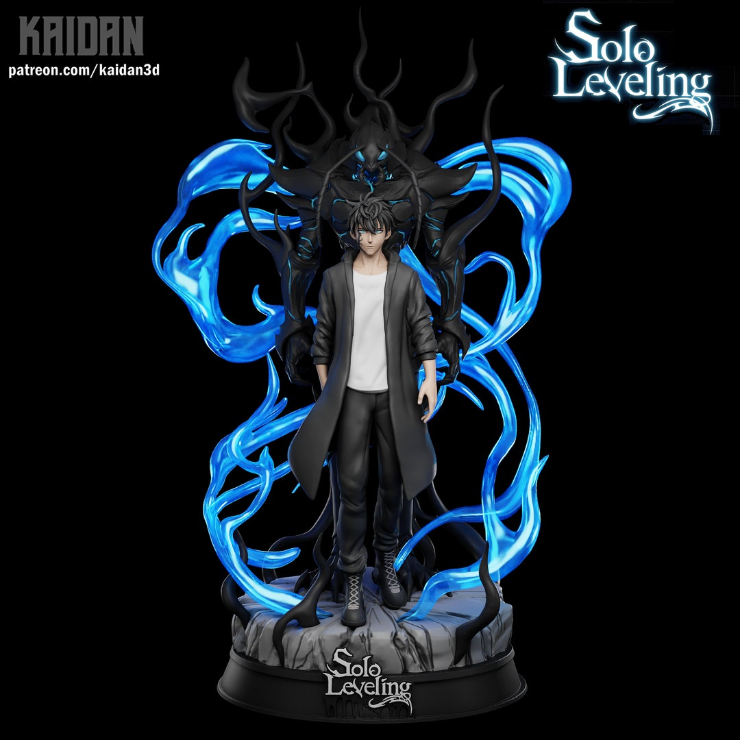 Figurine Sung Jin Woo vs Beru - Solo Leveling - Etsy France