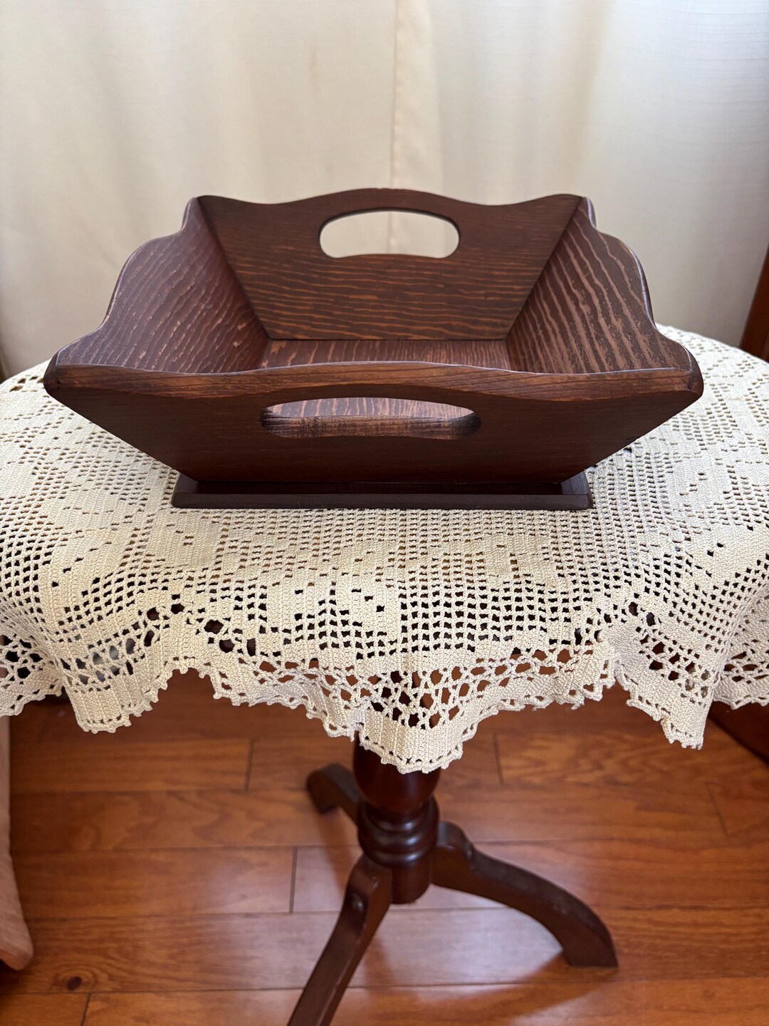 Primative / Rustic French Country Cottage Wood Fruit / Other Bowl ...