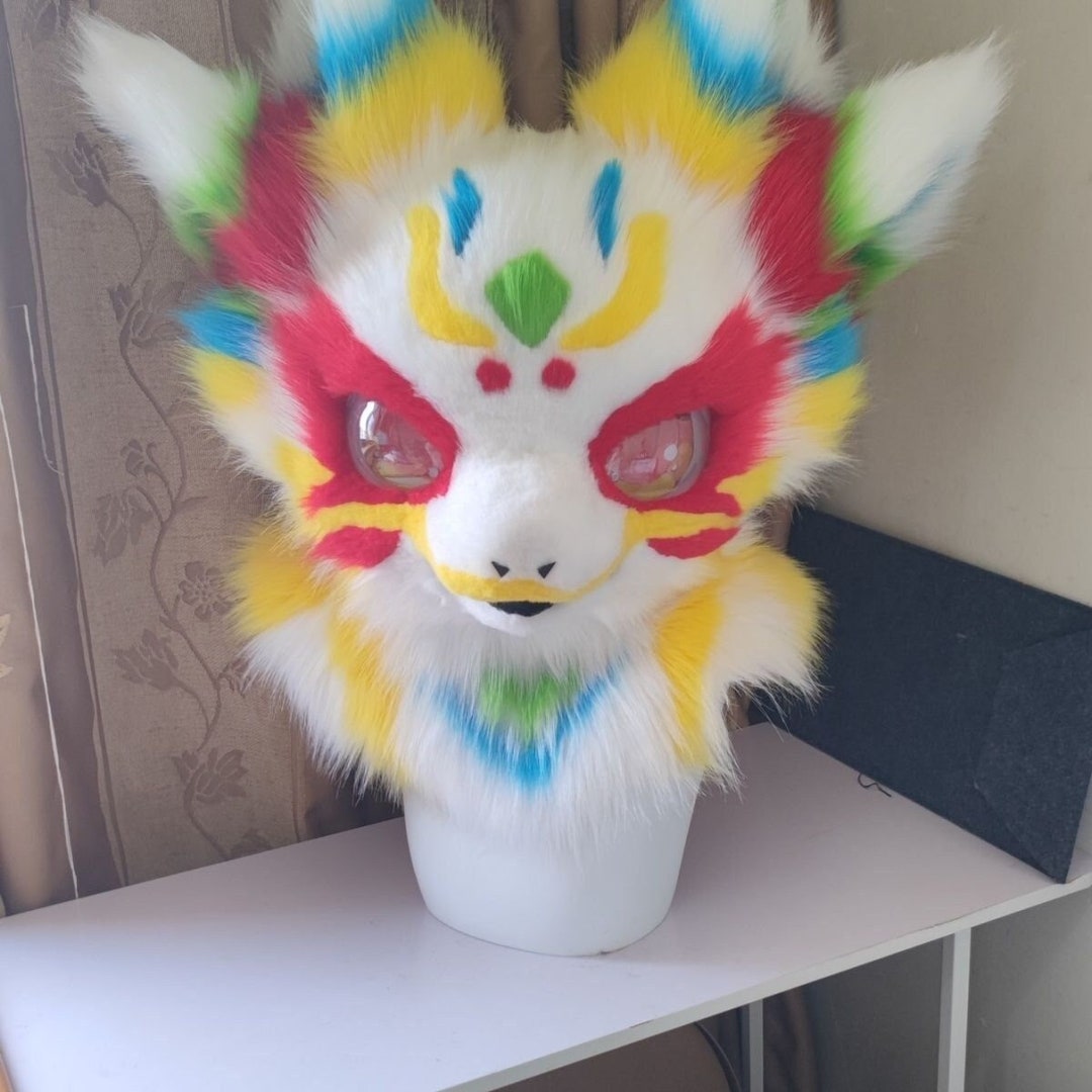 Custom Furry Fursuit Mask Furry Head Commission Custom - Etsy Australia