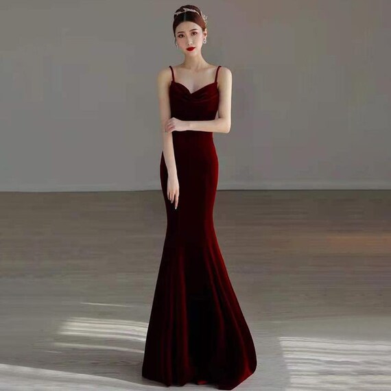 Backless Red Gown Dress Red Prom Dress Red Tulle Gown - Etsy