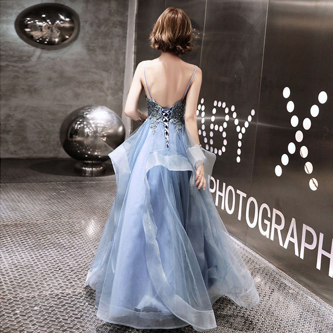 Red Gown Dress Layered Prom Dress Spaghetti Straps Tulle - Etsy