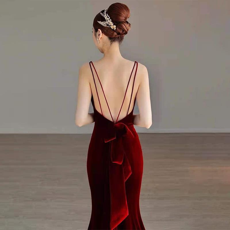 Backless Red Gown Dress Red Prom Dress Red Tulle Gown - Etsy