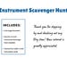 Instrument Scavenger Hunt, Printable, Instant Download, Outdoor ...
