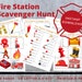 Fire Station Scavenger Hunt: Family Activity Game (digital Download) - Etsy
