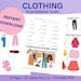 Clothing Scavenger Hunt, Printable, Instant Download, Outdoor & Indoor ...